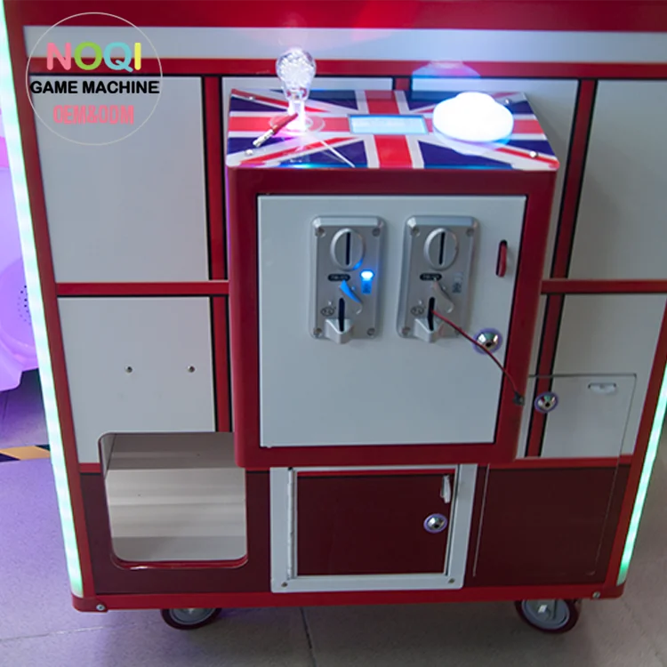 Factory Sale Coin Operated Toy Telephone Booth Crane Vending Machine ...