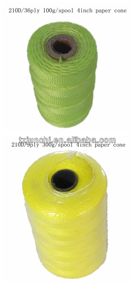 210D/15 Net Making Twine Nylon Multifilament Fishing Twine