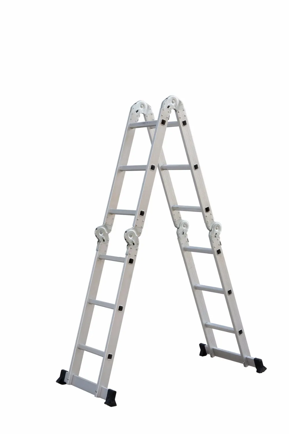 Durable Aluminum Multipurpose Husky Collapsible 12 Foot Step Ladder ...