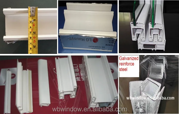 60mm Series Plastic Sliding Window For Balcony,Pvc Replacement Sliding ...