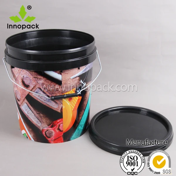 10l 15l 20l Plastic Pails With Lid And Handle For Packing Hdpe Plastic ...