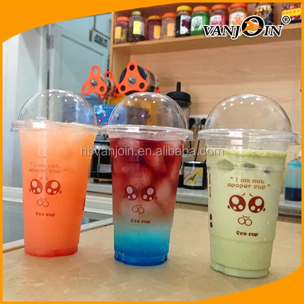 2 Flavor Boba Cups - Dual Cups with 1 Cup for 2 Drinks