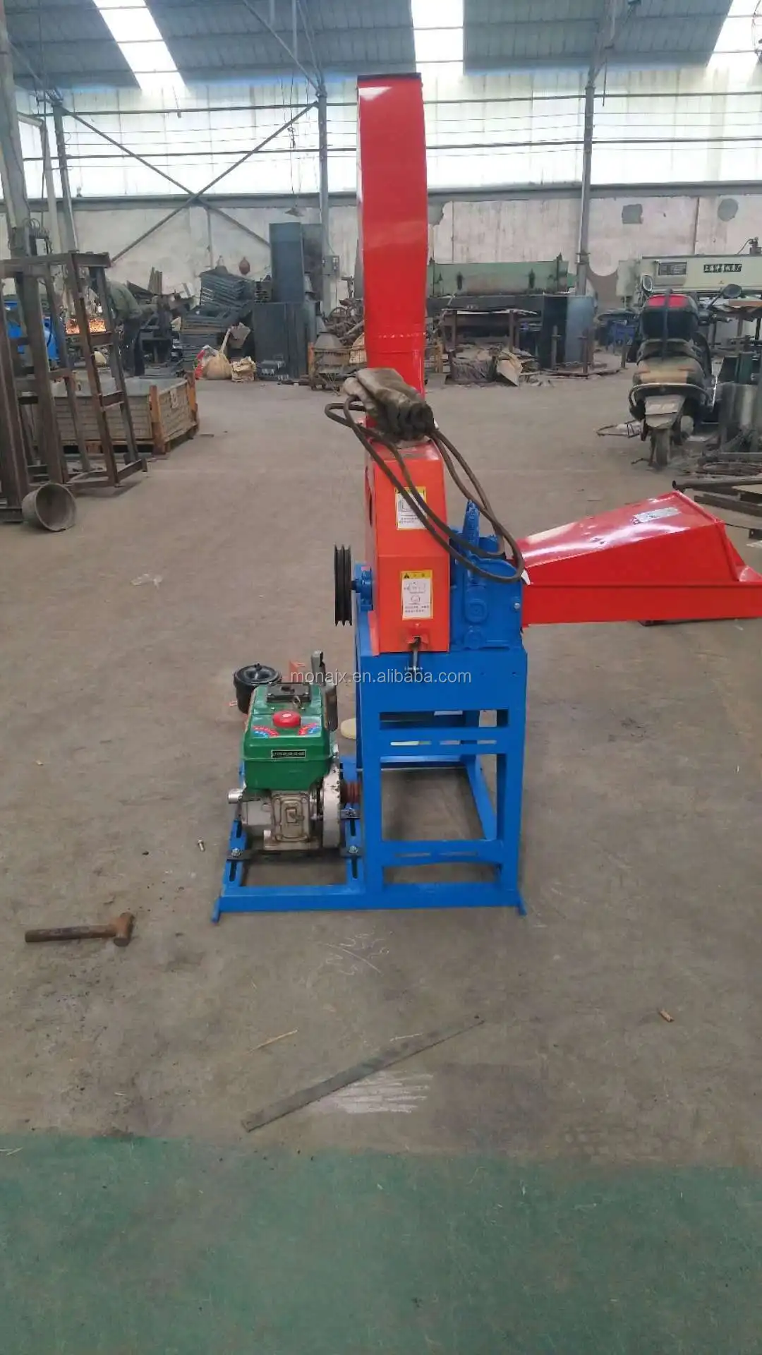 Grass chopper,Chaff cutter and crusher combined machine, hay cutter ...