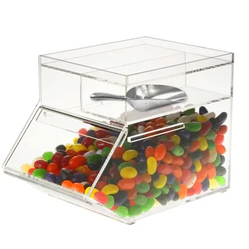 Clear Acrylic Candy Dispenser Candy Container Box,Stackable Acrylic ...
