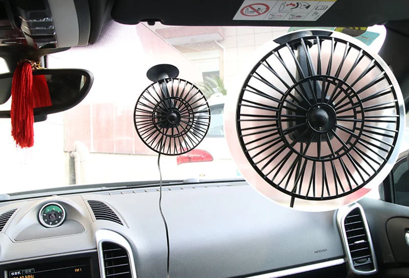Air Cooling Adjustable Removable Suction Cup 12v Dc Auto Car Fan ...