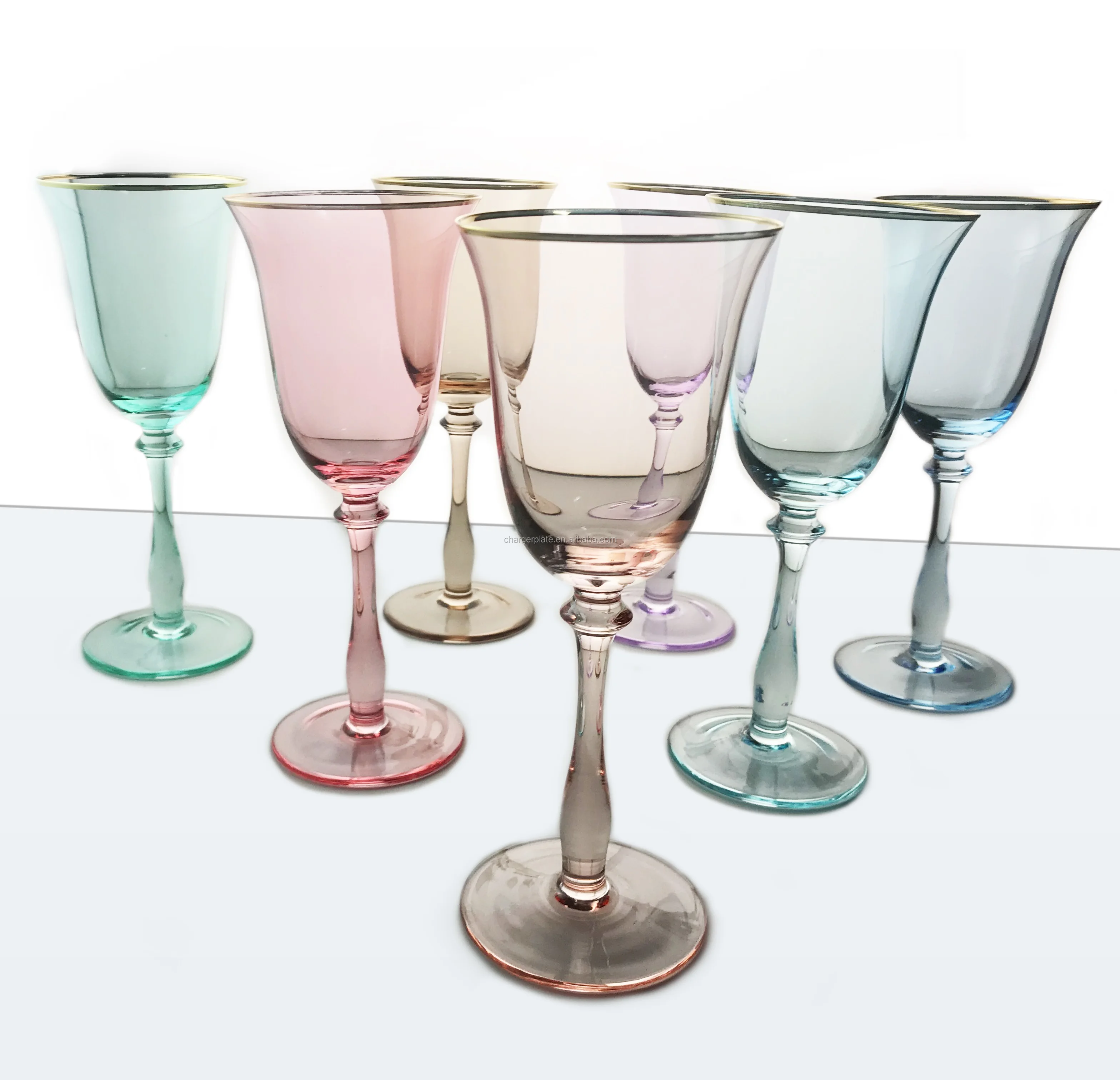 Colorful Glassware - Elegant Decorative Wedding Sets