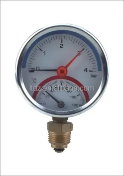 Radial Connect Bimetal Thermometer Manometer - Buy Radial Connect ...