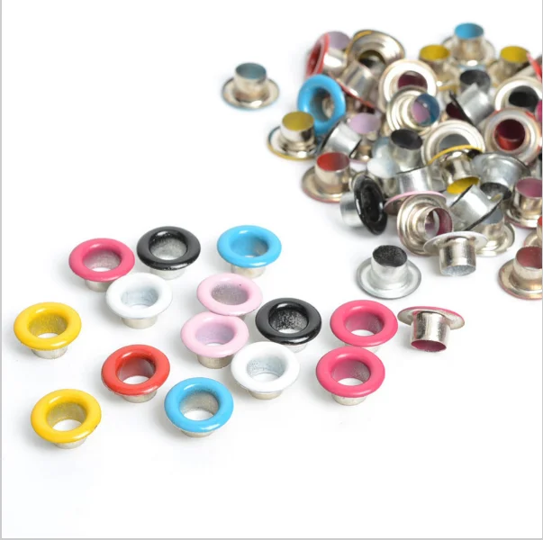 Metal Eyelets Stamping Card Making Round Mixed Color Sewing Accessories ...