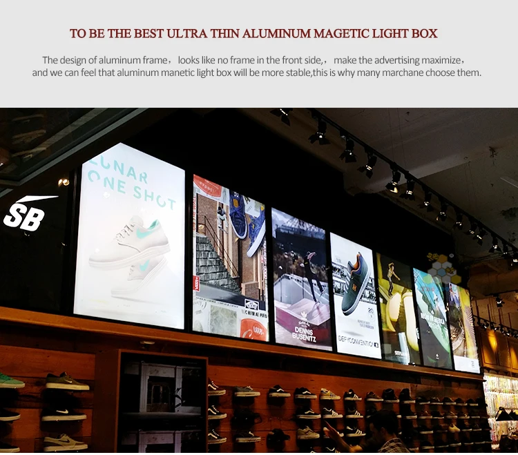 Factory! Ultra Thin Led Light Box/ Manu Light Box For Restaurant - Buy ...