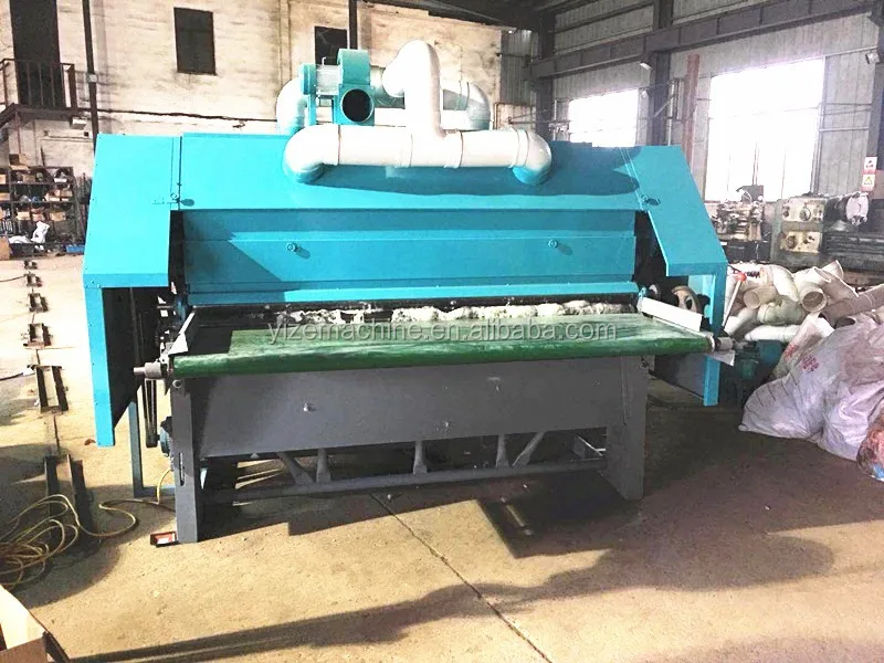 Automatic Drum Textile Carding Machine For Cotton Fiber Sheep Wool ...