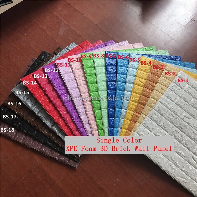 3D XPE Foam Brick Wall Panel - Stylish & Functional Decor