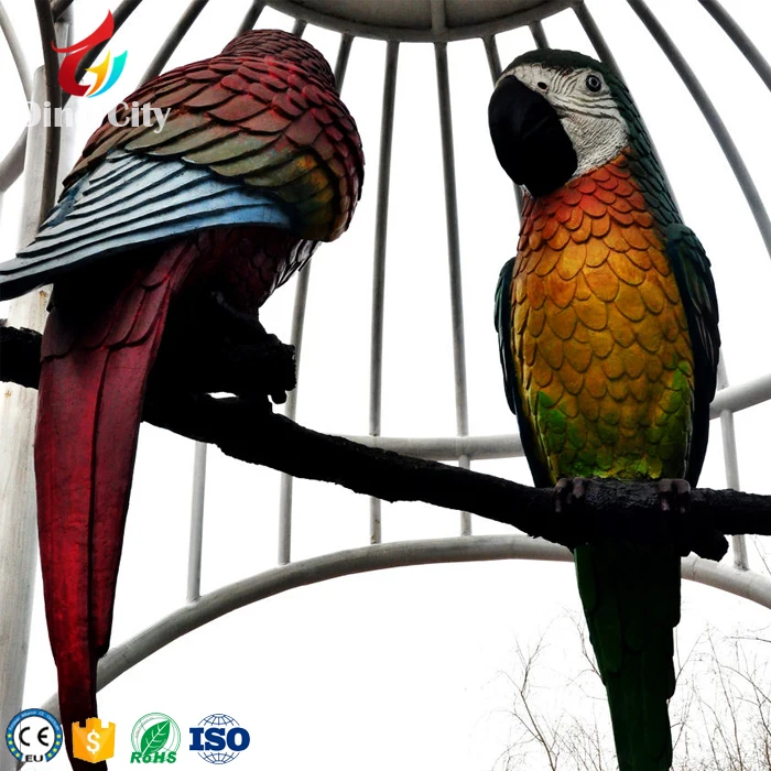 Artificial Birds Animatronic Parrot Animal for Sale
