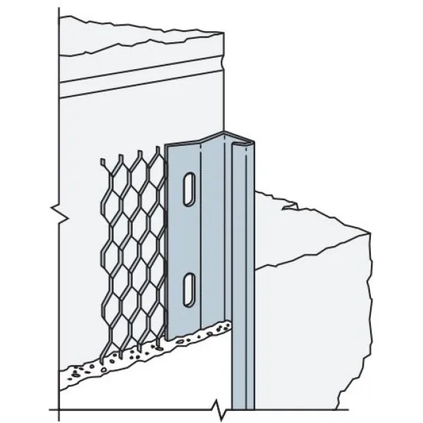 Plaster Stop Bead - Durable Galvanized Plastering Solution