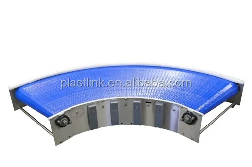 90 Degree Turning Radius Modular Belt Conveyor Manufacture China - Buy ...