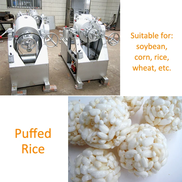 High Quality Wheat Puffing Machine - Golden Shell Puffed Rice Cannon