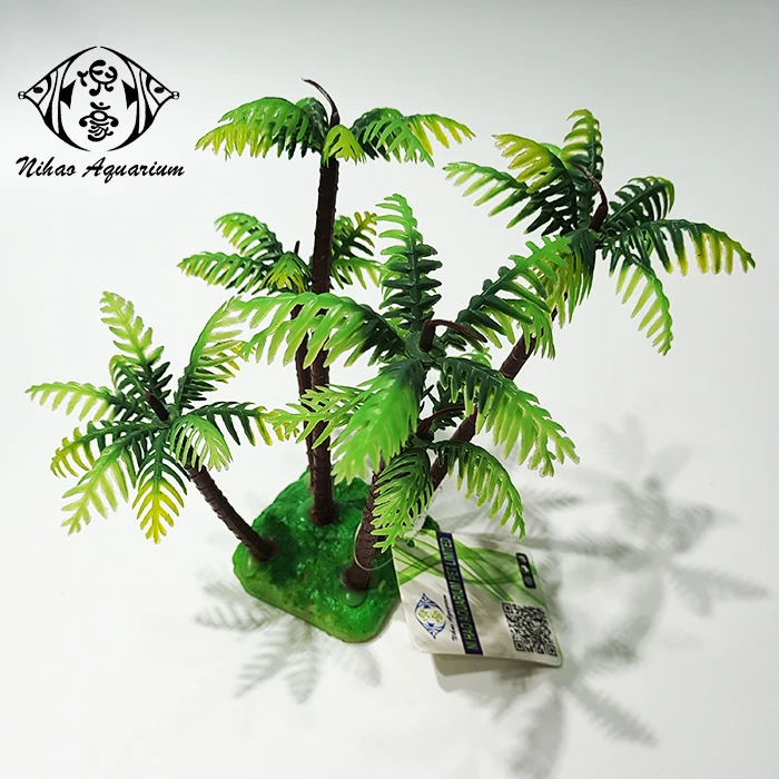 Decorative Artificial Plant - Mini Plastic Coconut Tree