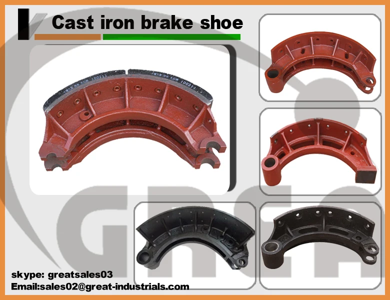 Auto Cast Iron Brake Shoes For Samand - Buy Brake Shoe,Auto Brake Shoe ...