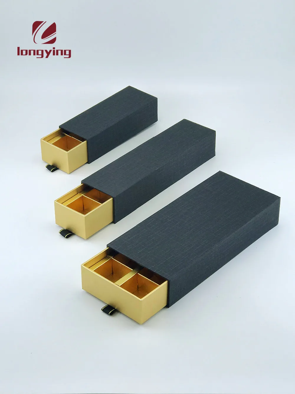 Matte Black Small Packaging Boxes - Elegant & Customizable