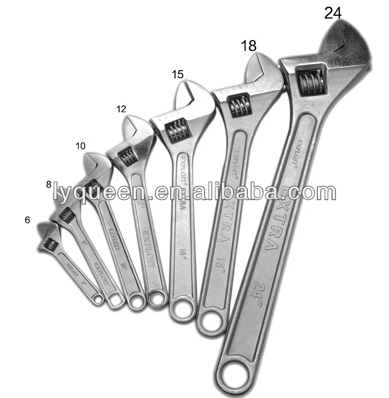Taparia Adjustable Spanner Wrench 10 250mm 4 Drop Forged Steel Taparia Adjustable Spanner Wrench 10 250mm 4 Drop Forged Steel
