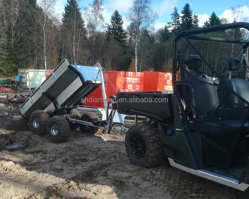 1000kgs De Gran Capacidad De Carga Del Remolque Para Atv/quad/remolque ...