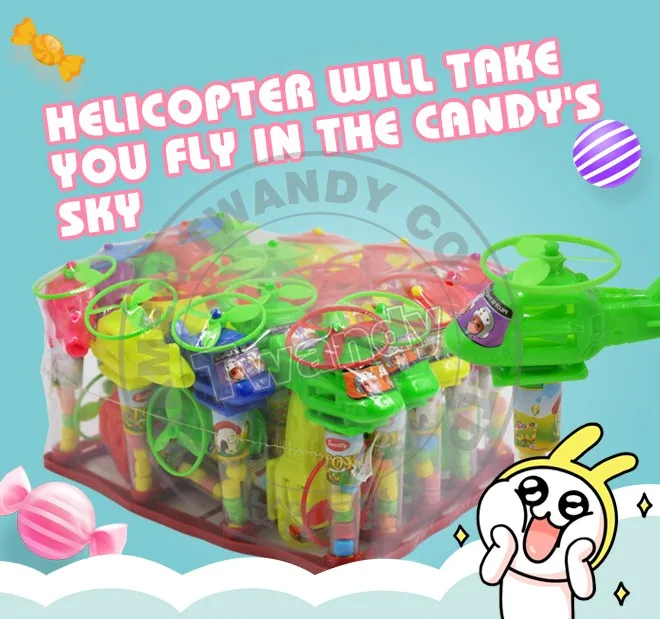 Plastic Helicopter Toy With Hard Candy - Buy Plastic Helicopter Toy ...