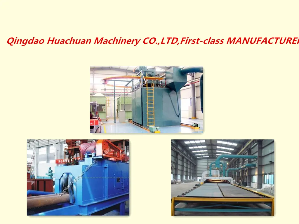 Q33 Auto Feeding and Discharge Rubber Track Shot Blasting Machine ...