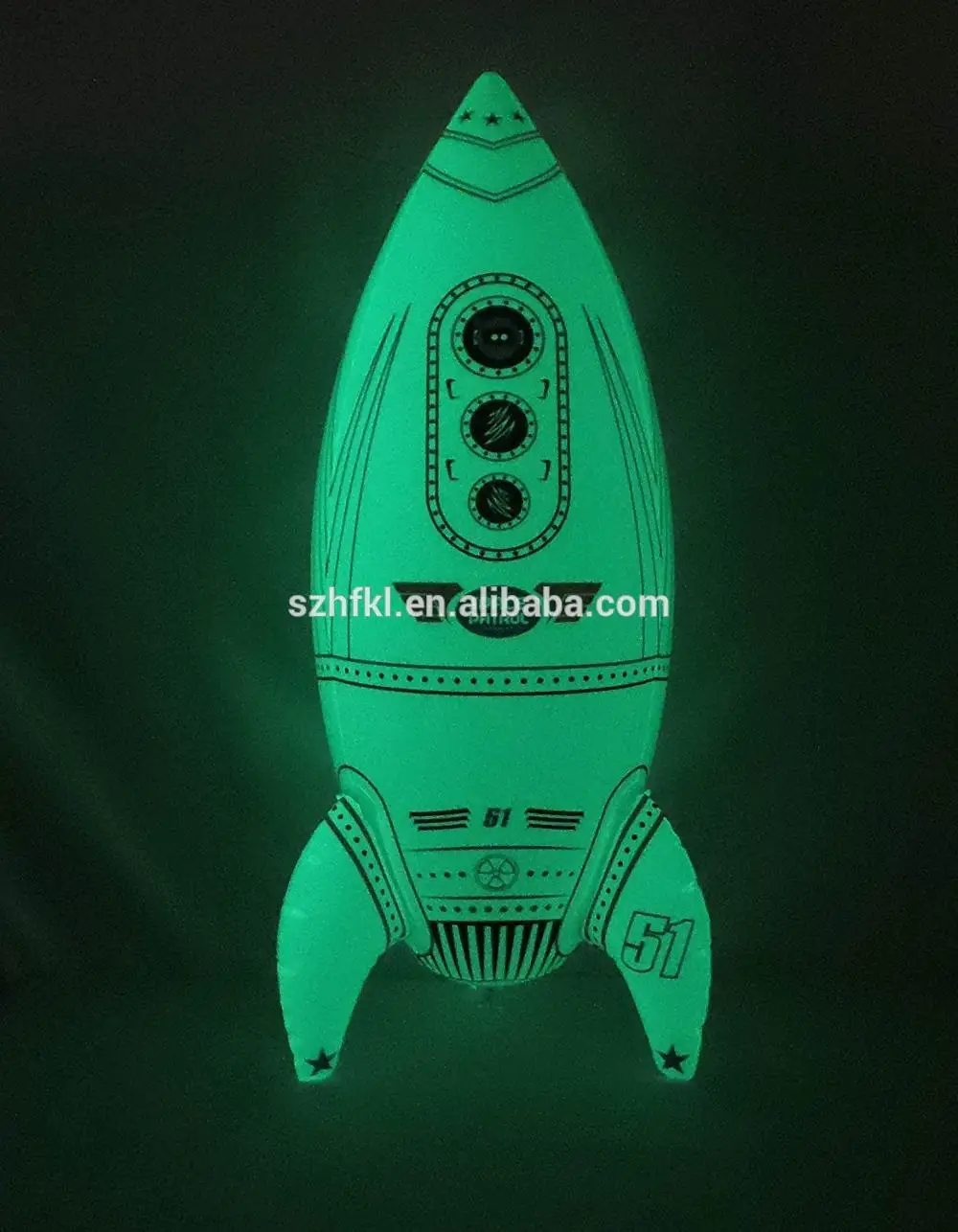 Inflatable Rocket Model Space Shuttle Toys for Kids Pool Fun