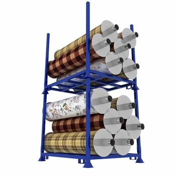 Stackable Textile Fabric Rolls Metal Storage Steel Pallet Racks - Buy ...