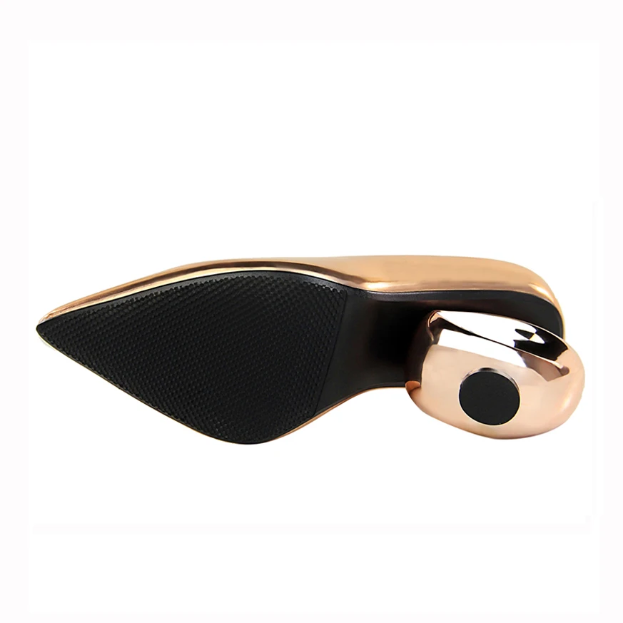 Wooden Sole Sphere Metal Heels Sexy Ladies High Heels Shoes - Buy ...