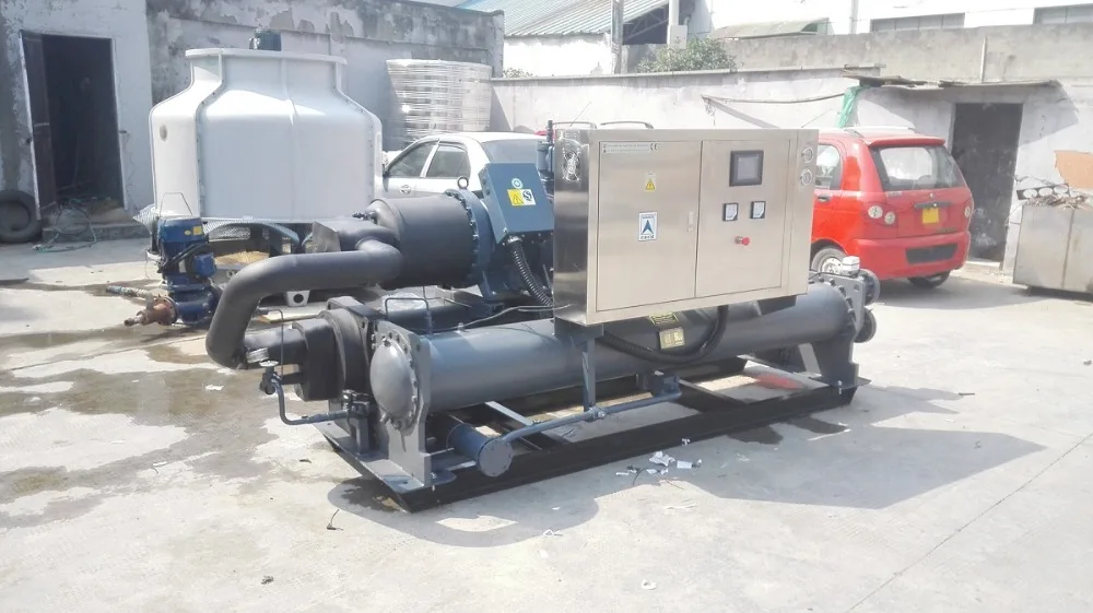 Industrial Batch Plant Chiller Water Cooled Chiller For Concrete ...