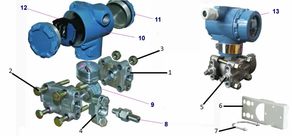 Pressure Transmitter Device/differential Pressure Transmitter Assembly ...