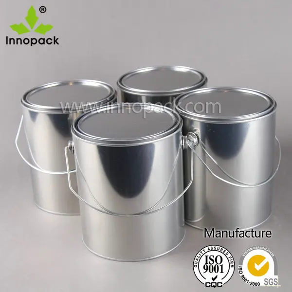 4 Quart Paint Cans With Lid And Handle For Paint,Coating,Glue,Adhesive ...