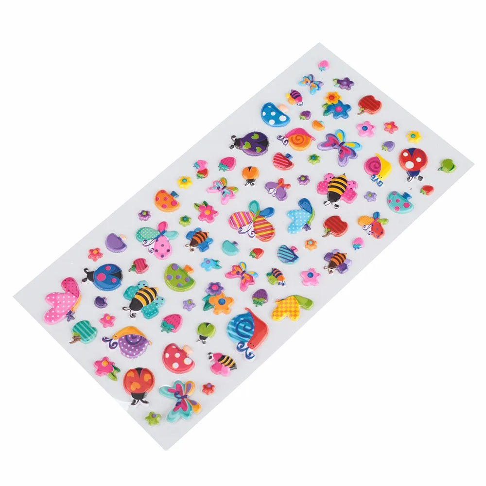Kids Cute Cartoon Puffy Sticker Diy Adhesive Letter Sticker - Buy ...