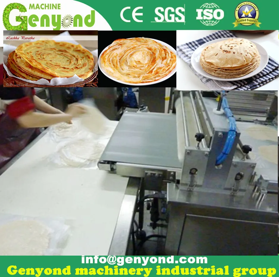 Full Automatic 20% Off Roti Bread Lacha Paratha Forming Film Covering ...