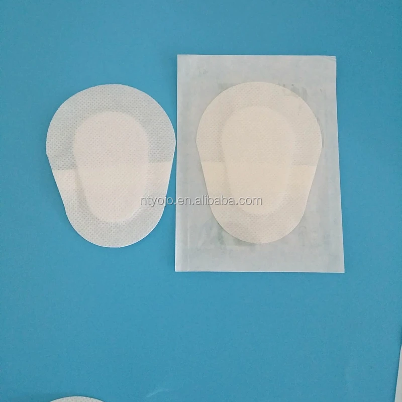 Non Woven Sterile Adhesive Eye Pad - Buy Medical Non-woven Eye Pad ...
