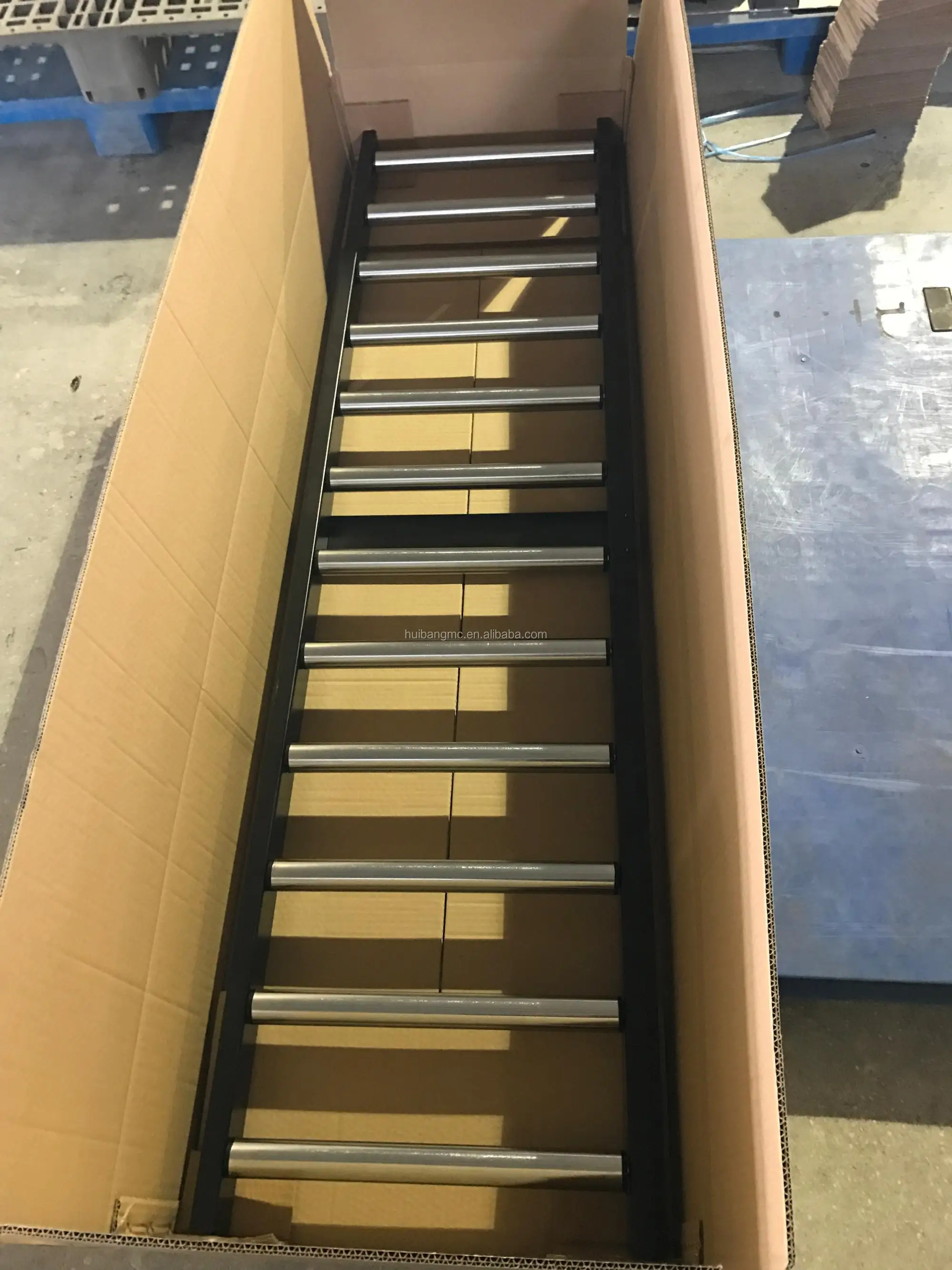 Portable Heavy Duty Roller Table Conveyors 1meter 2 Meters 3 Meters ...