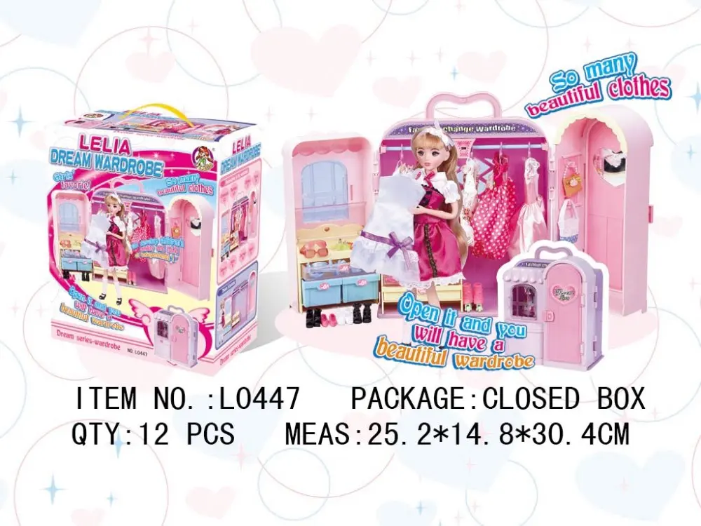 Genuine Lelia Fashion Dolls Dress Clothes Doll Accessories Sets For ...