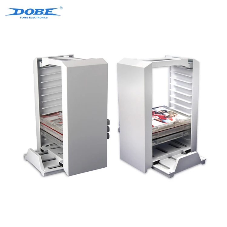 Dobe Factory Original Multi-functional Game Discs Storage Tower Holder ...