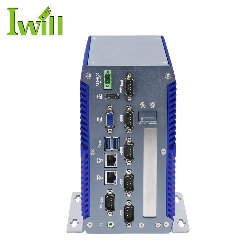 Mini Industrial Pc With Pci Slot Intel J1900 Ibox301 Plus 1*pci Fanless ...