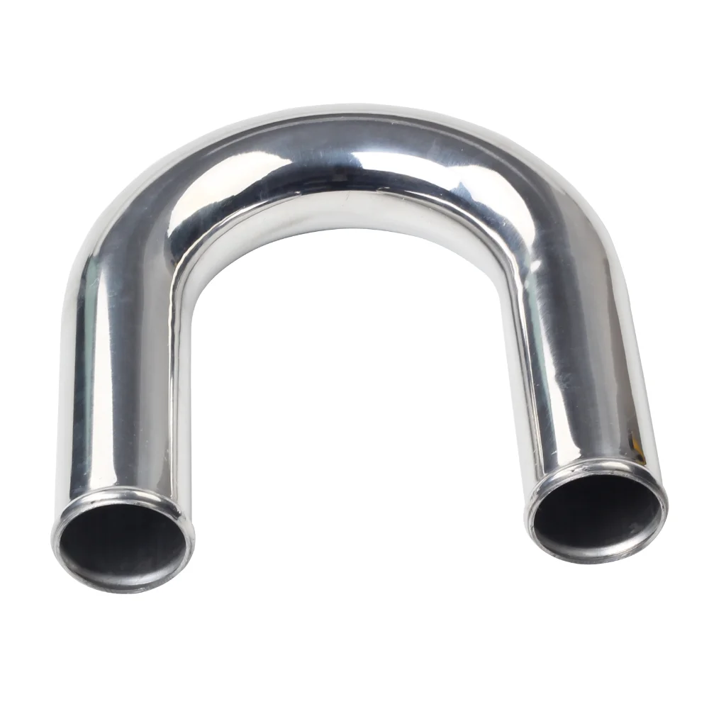 180 Degree Aluminum Turbo Intercooler Pipe Piping Tubing 89mm 3.5" 3.5 ...