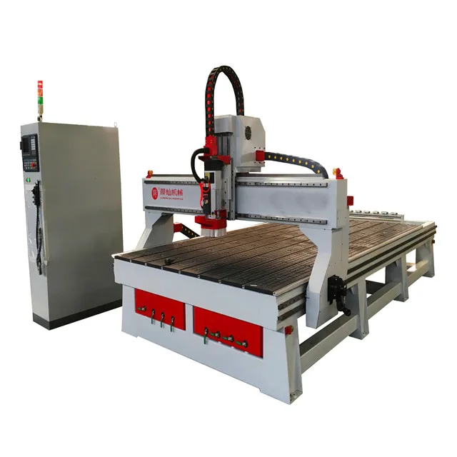 Cnc Router Woodworking With Oscillating Knife Cutting Machine 1325 9kw ...