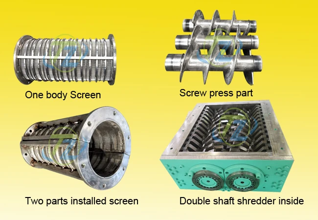 Surimi Dewatering Machine/surimi Screw Press Machine/fish Paste ...