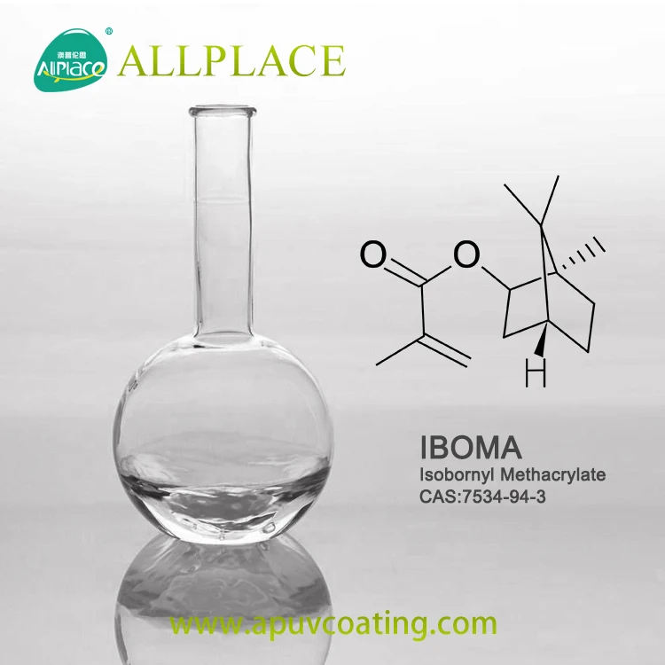 99% Purity Iboma Monomer 7534-94-3 Isobornyl Methacrylate For Uv ...