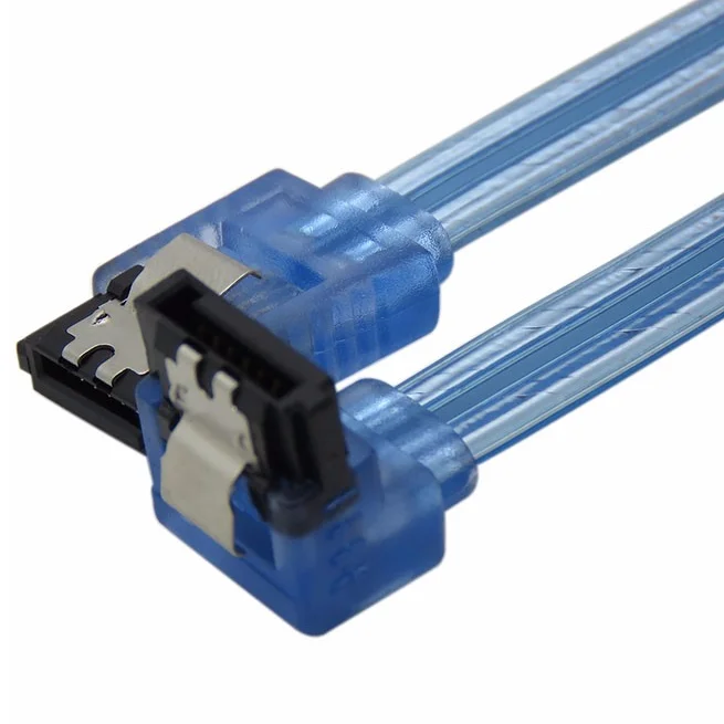 Custom SATA Data Cable - 6gb/s Right Angle 90 Degree