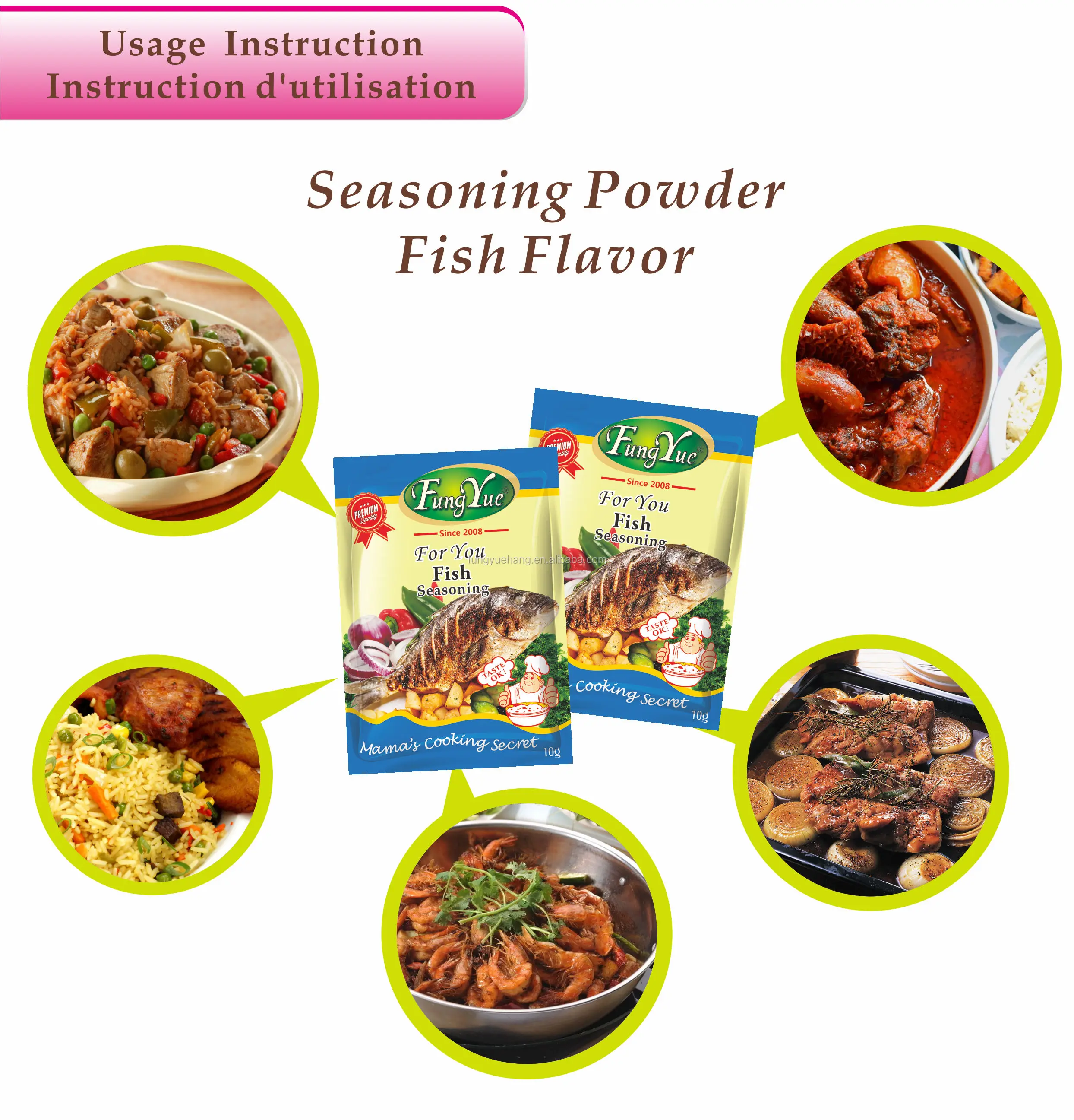 10g Sachet Fish Seasoning Powder - Buy Fish Protein Powder,Fish Scale ...