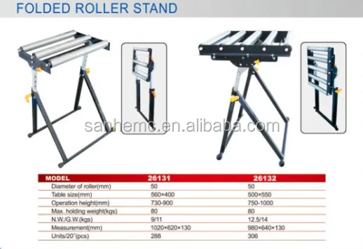 Pipe Rollers Adjustable Foldable Pipe Roller Metal Stand Stands - Buy ...