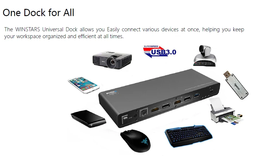 Type C Ultra 5K Universal Docking Station - Best Laptop Partner