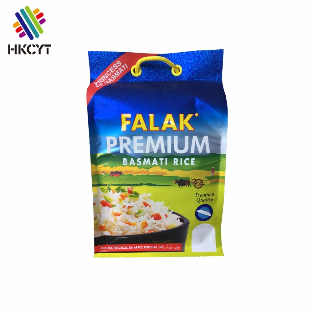 10kg Basmati Rice Packaging Bag /stand Up Pouch With Zipper For ...
