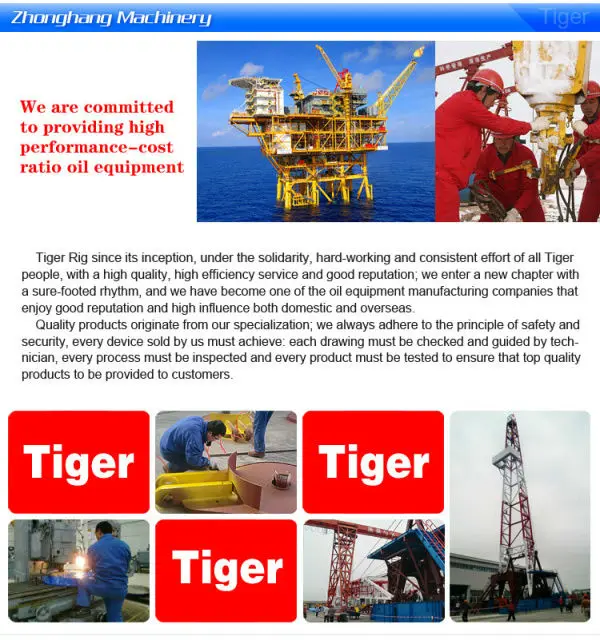 tiger rig high quality YG180 YG225 YG315 YG450 YG585 YG675 traveling ...