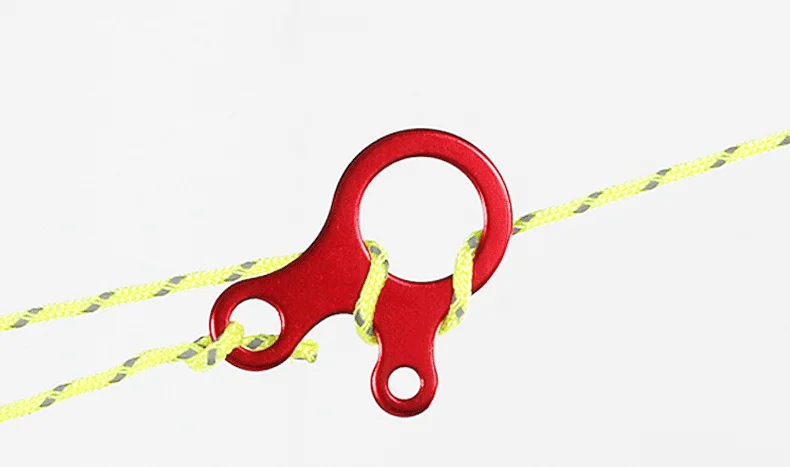 3-hole Fast Knot Rope Tool Tent Adjustment Tensioner Snail Wind Rope ...